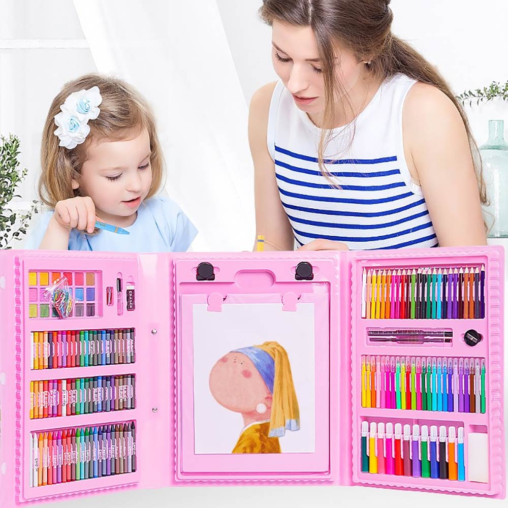 Color Pen Art Marker Drawing Set 176/208pcs Childr... – Vicedeal