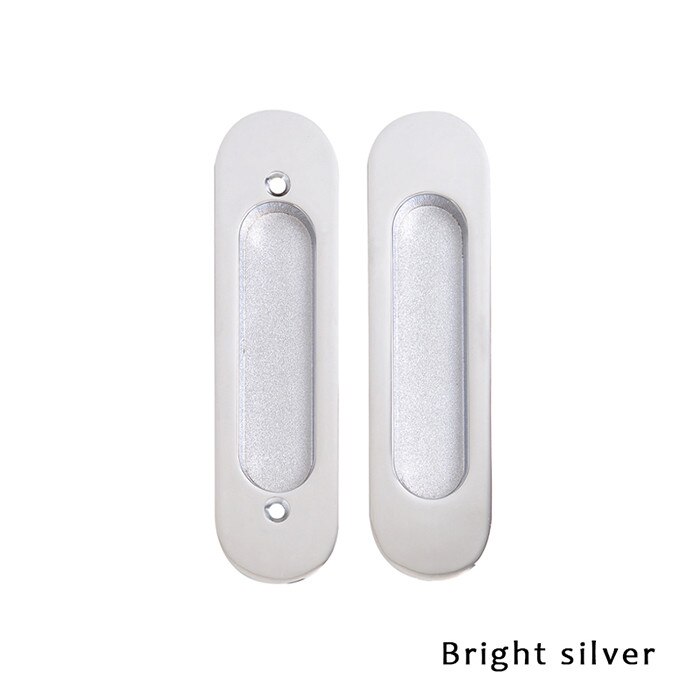 Sliding door embedded handle zinc alloy bronze rec... – Grandado