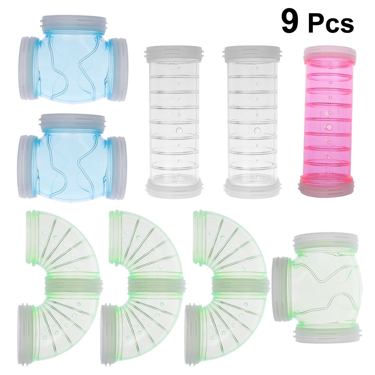 9Pcs Hamsters Kooi Externe Sport Tube Hamster Pijp... – Grandado