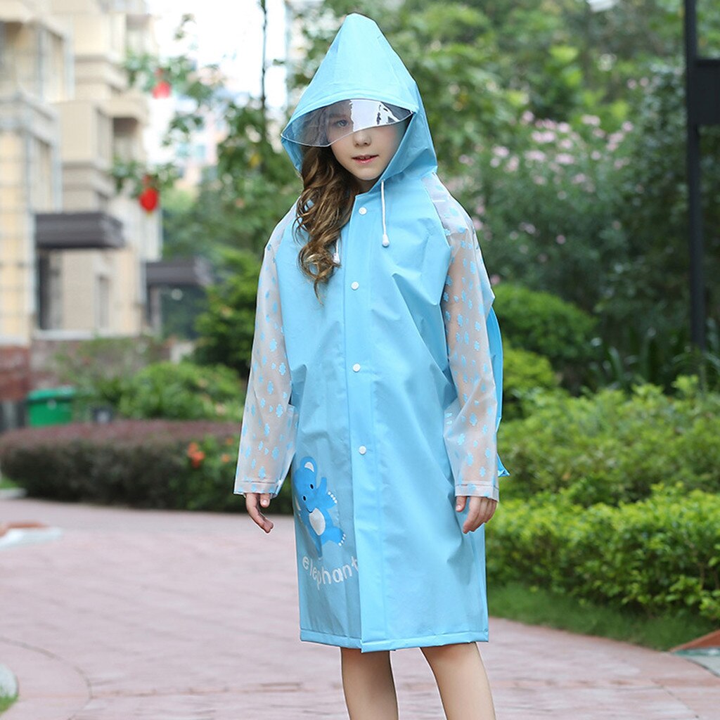 Kids Raincoat Clear Rain Jacket Rain Coat Rain Wea... – Grandado
