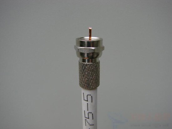 10 stk/parti 75-5 f type stik rg6 digital kabel t... – Vicedeal