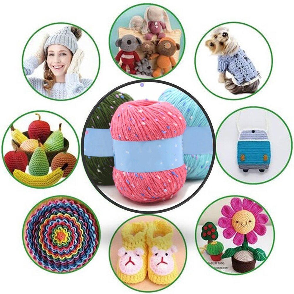 Baby Cotton Cashmere Yarn For Hand Knitting Croche... – Grandado