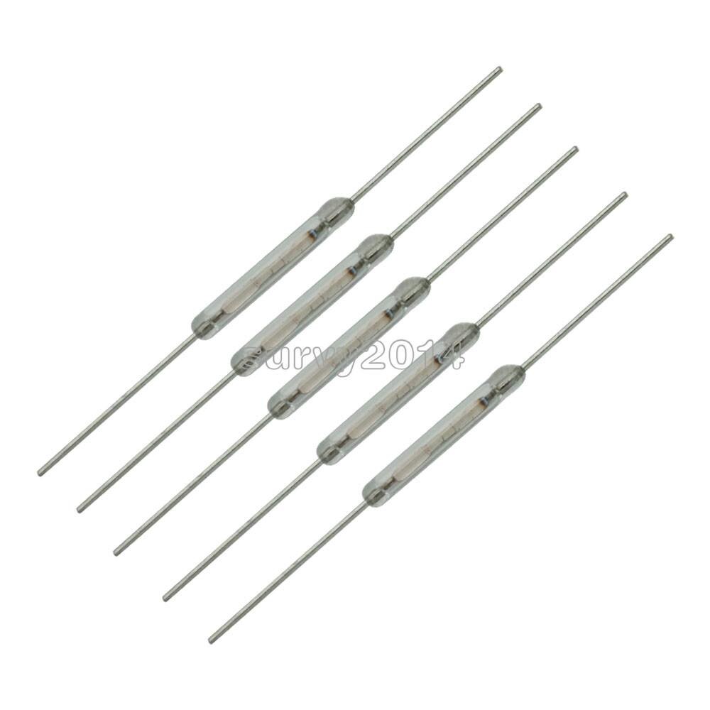 5pcs N/O Reed switch Magnetic Switch 2 * 14mm Norm... – Grandado