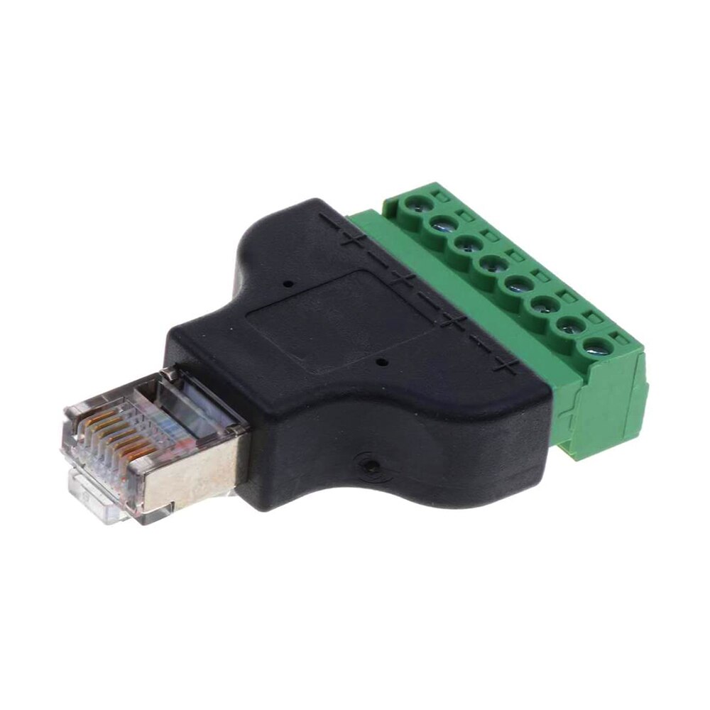 Dc Connector Rj45 Ethernet Male To 8 Pin Av Termin Grandado
