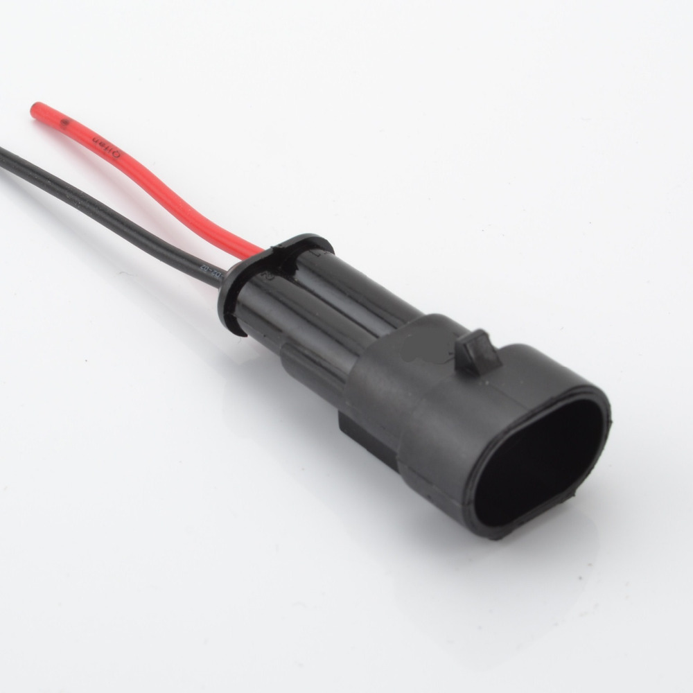 2 Pin Way Verzegelde Waterdichte Elektrische Draad... – Vicedeal