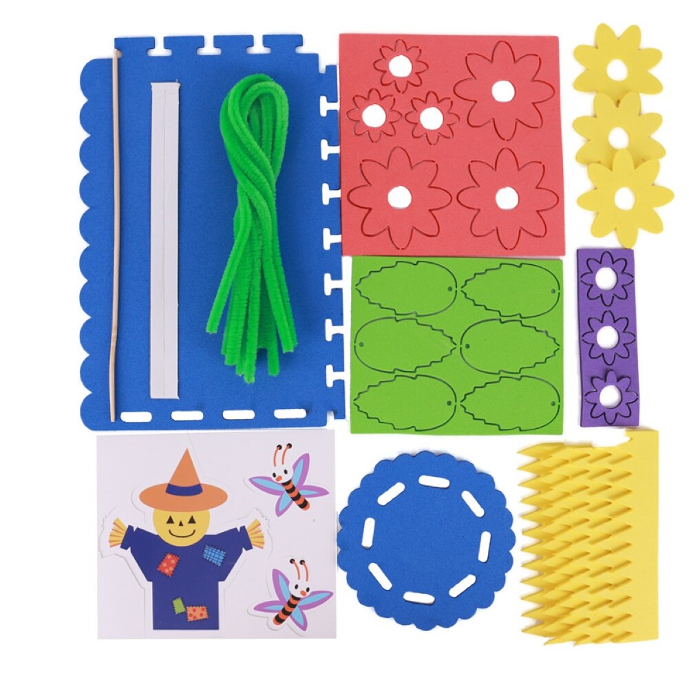 4Pcs/Set Kids DIY EVA Potted Flower Handmade Craft... – Grandado