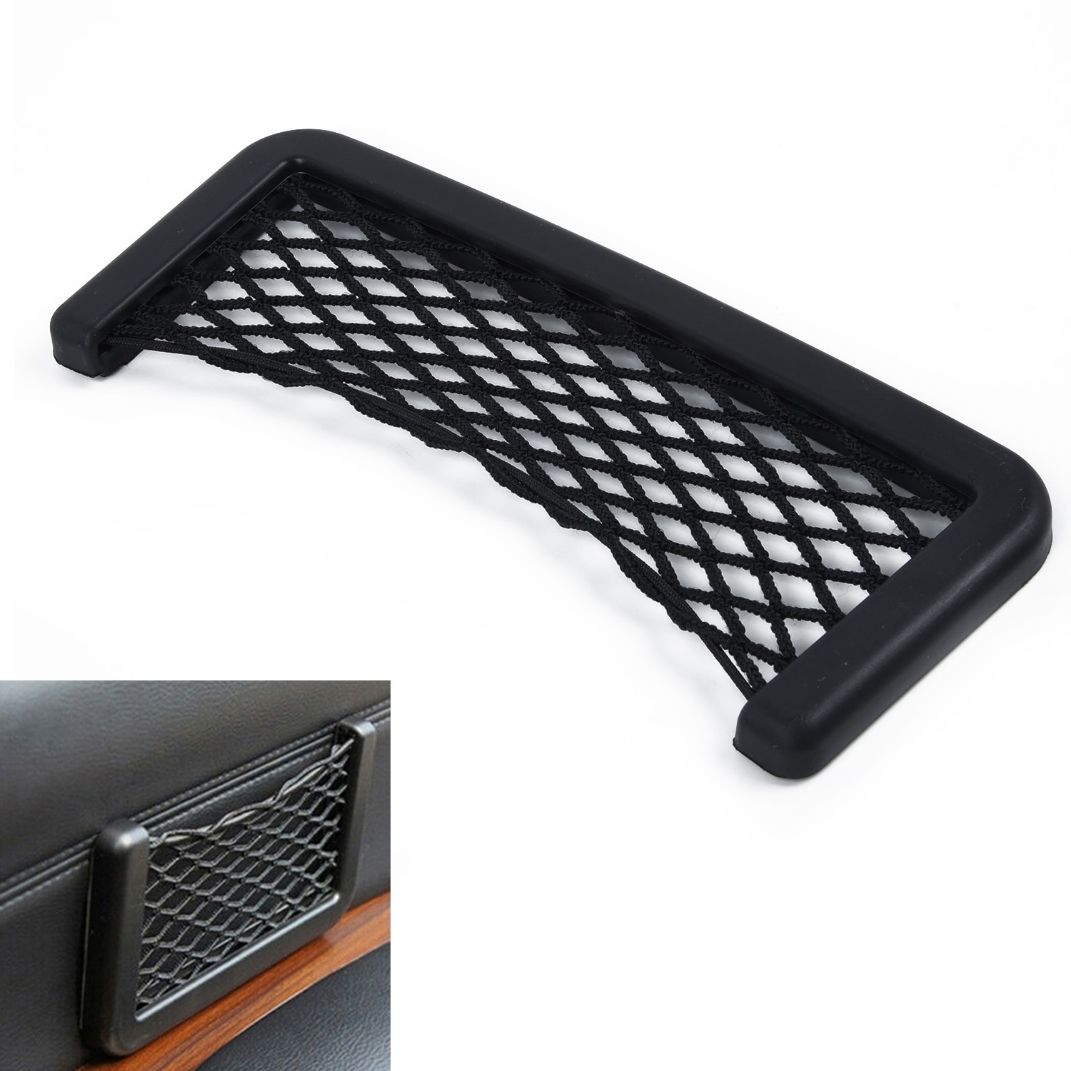 Universal 1x Car Net Bag Elastic Side Door Storage... – Vicedeal