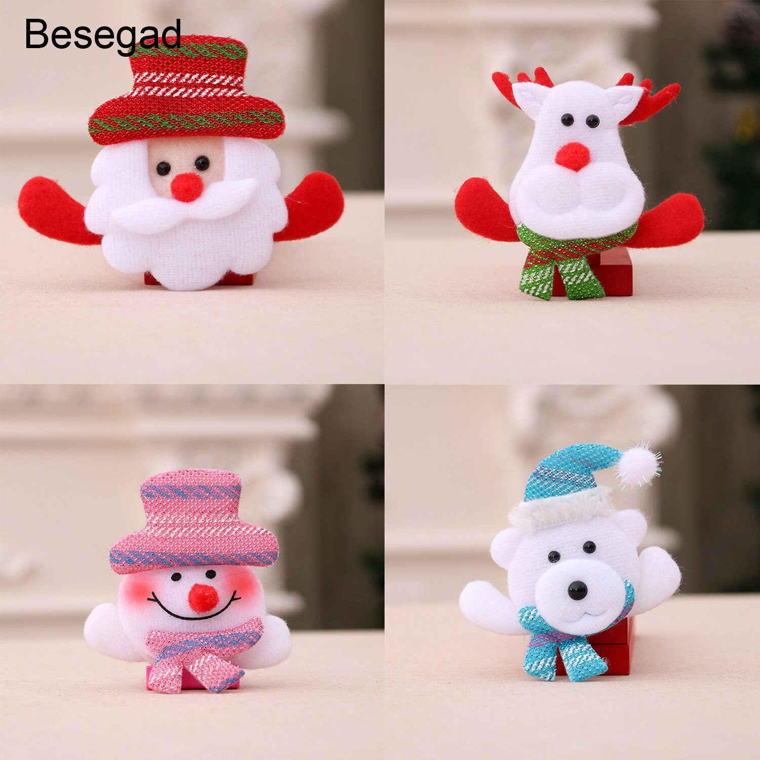 4Pcs Assorted Style Cute Funny Christmas LED Flash... – Vicedeal