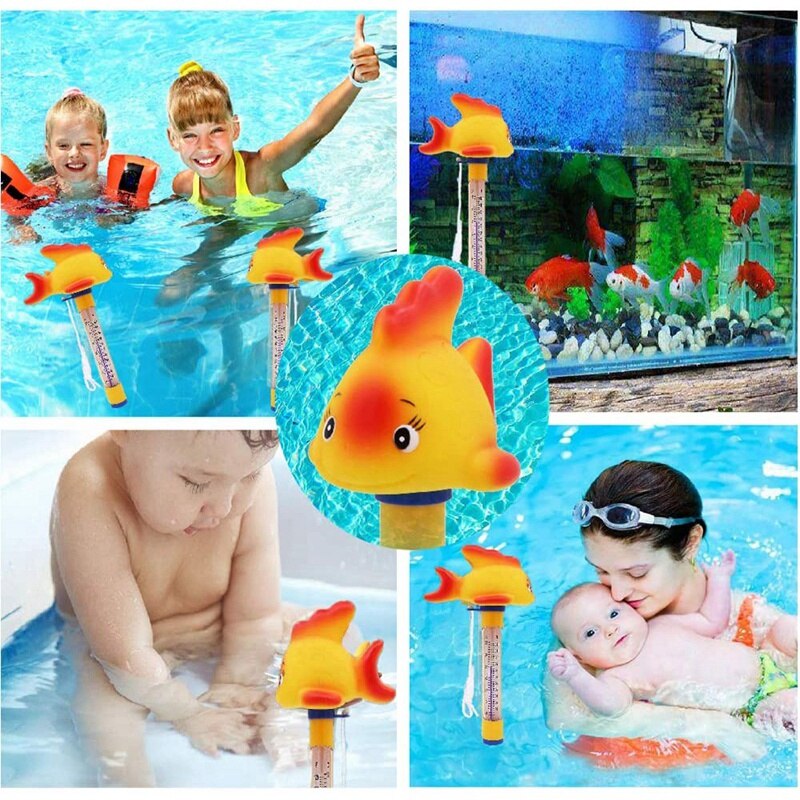 Floating Swimming Pool Thermometer with String, Po... – Vicedeal
