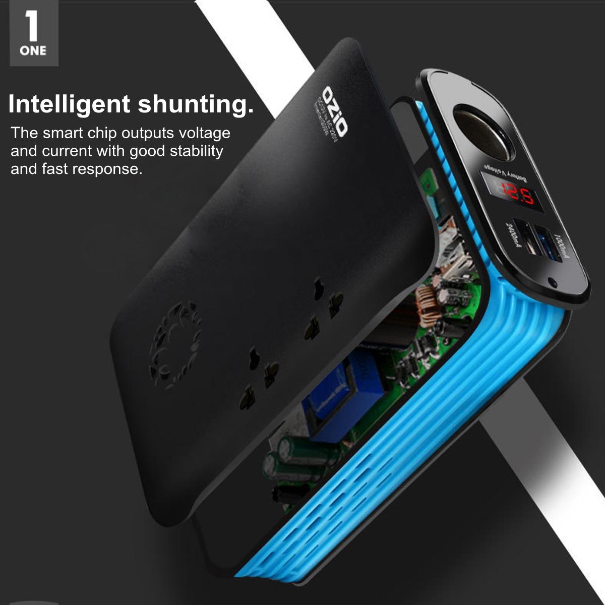 Mini Car Inverter 12V 220V 200W Voltage Converter ... – Vicedeal