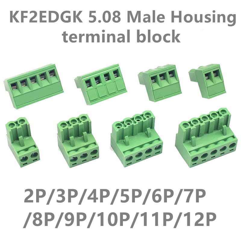 10Pcs KF2EDGK 5.08 2EDG Pcb 2PIN /3P/4P/5P/6P/7P/8... – Grandado