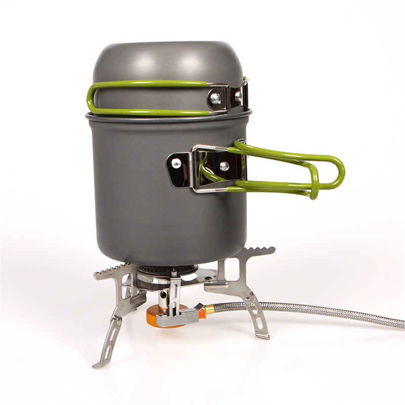 Camping Tableware Pot 1-2 Person Hiking Picnic Bac... – Grandado