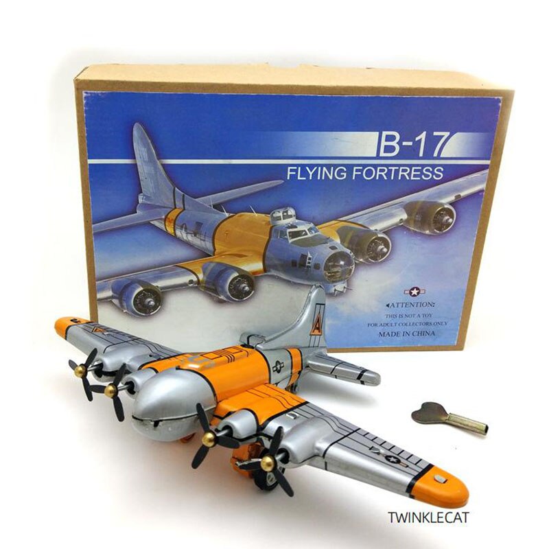 B-17 Strategic Bomber Retro Wind Up Toys Window Di... – Grandado