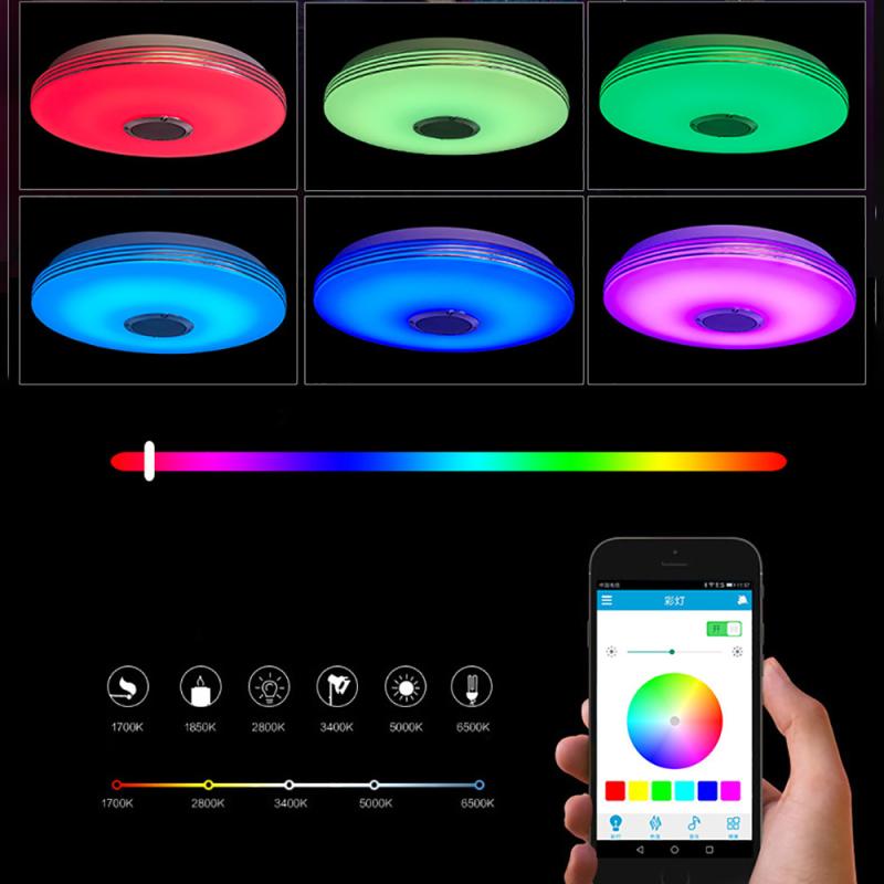 110V/220V LED Decke Lichter mit Dimmbare RGB Bluet... – Vicedeal