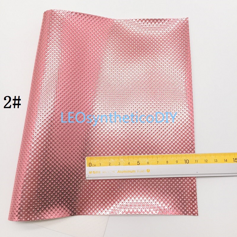 1PC 21X29CM Dots Embossed Synthetic Leather Fabric... – Vicedeal