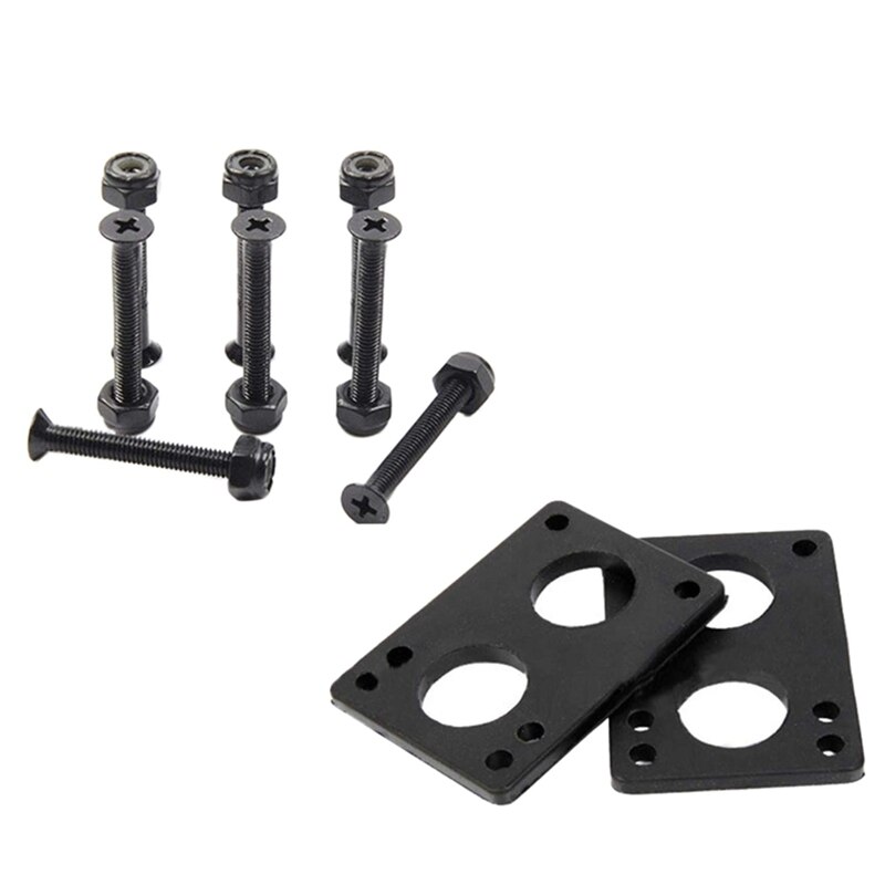 1 Set Skateboard Riser Pads 6mm Rubber Gasket with... – Grandado