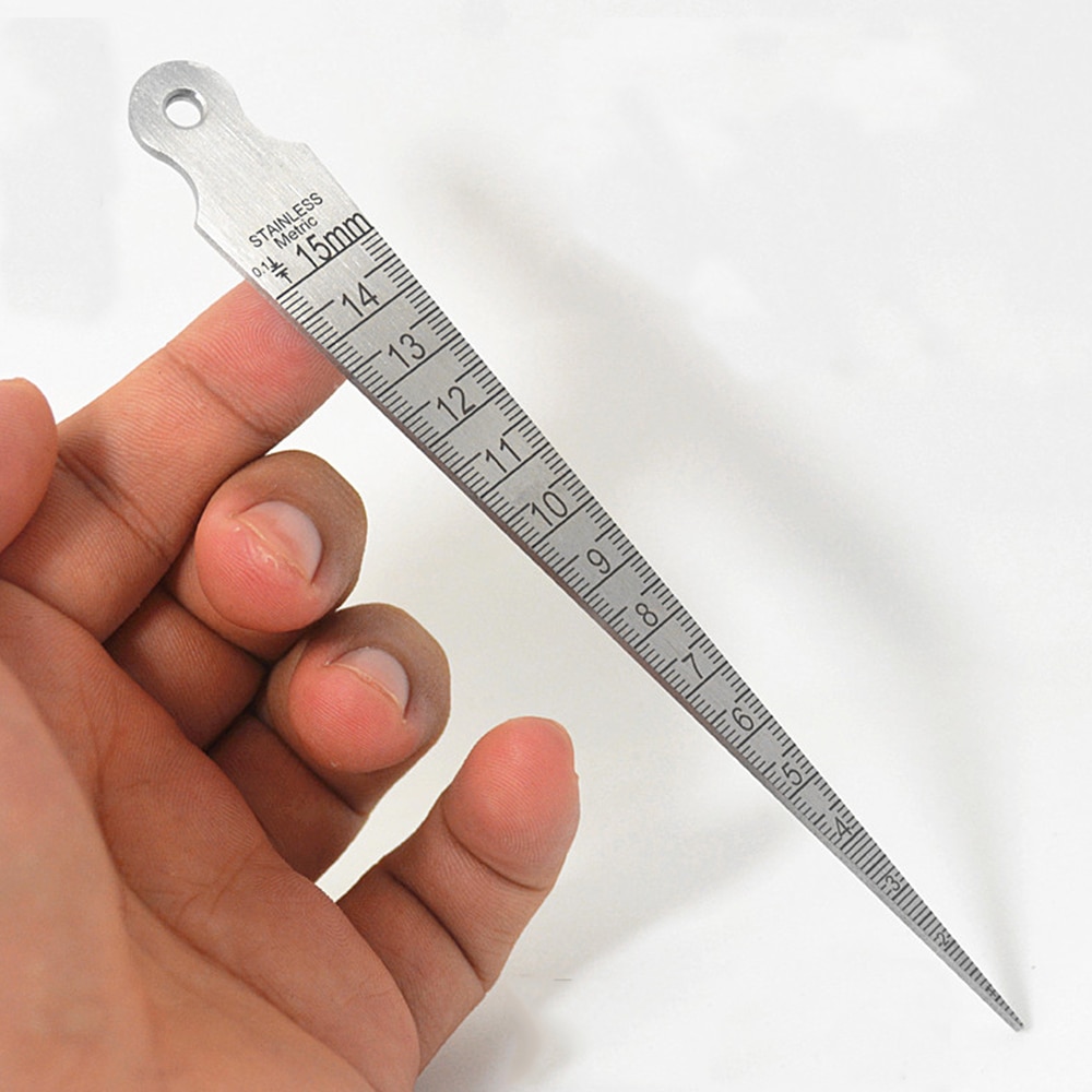 1 Pc 1-15 Mm Rvs Taper Gauge Feeler Gap Hole Metri... – Grandado
