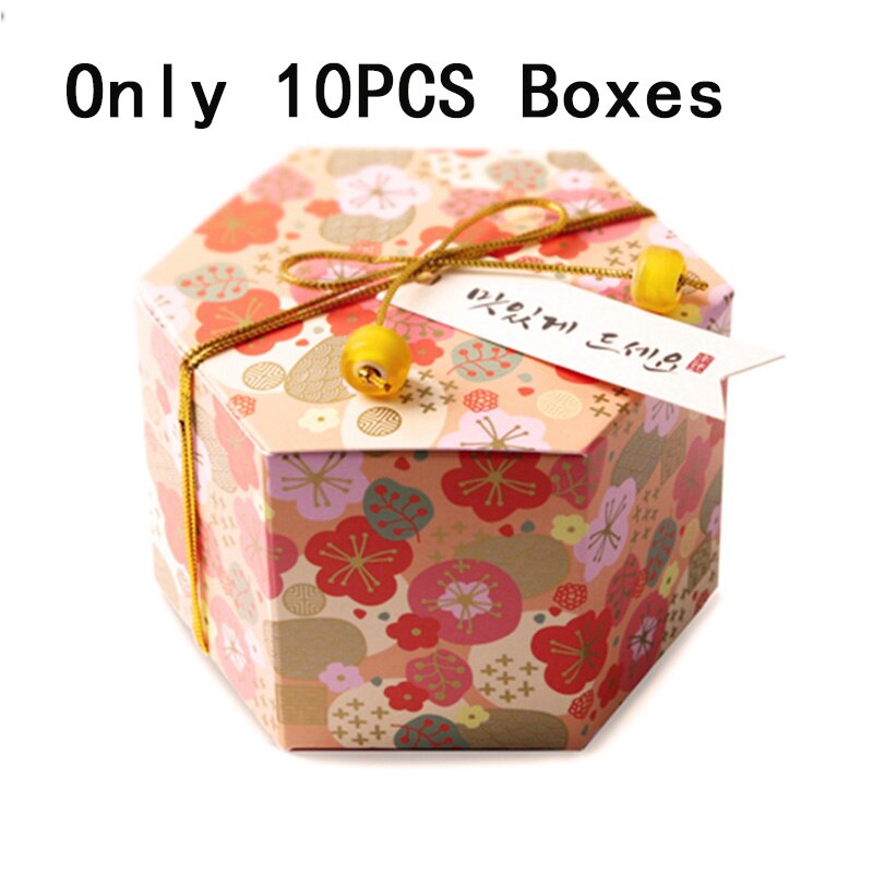 10PC Wedding Favor Sakura Flower Boxes bonbonniere... – Grandado
