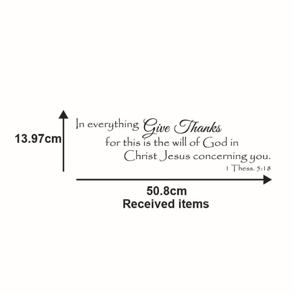 In Everything Christian Jesus Quotes Wall Stickers... – Vicedeal