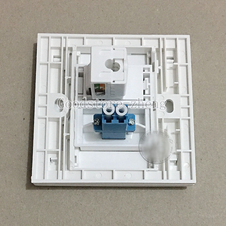 Wall Face Plate Fiber Optical LC Connector Coupler... – Grandado