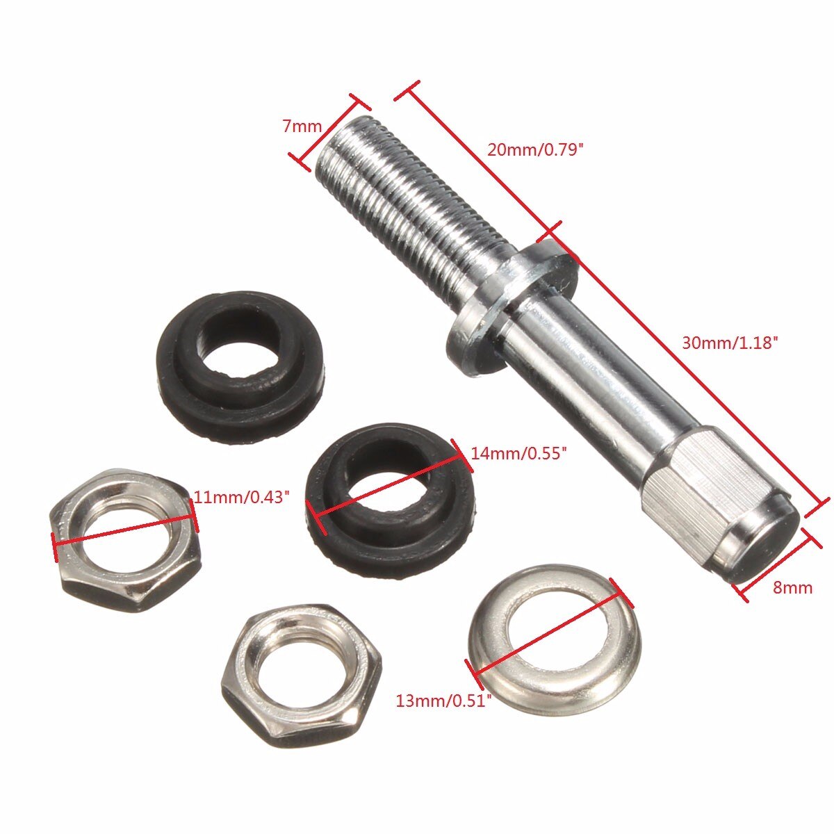50mm Hoge Druk Flush Chroom Metalen Band Band Vent... – Grandado