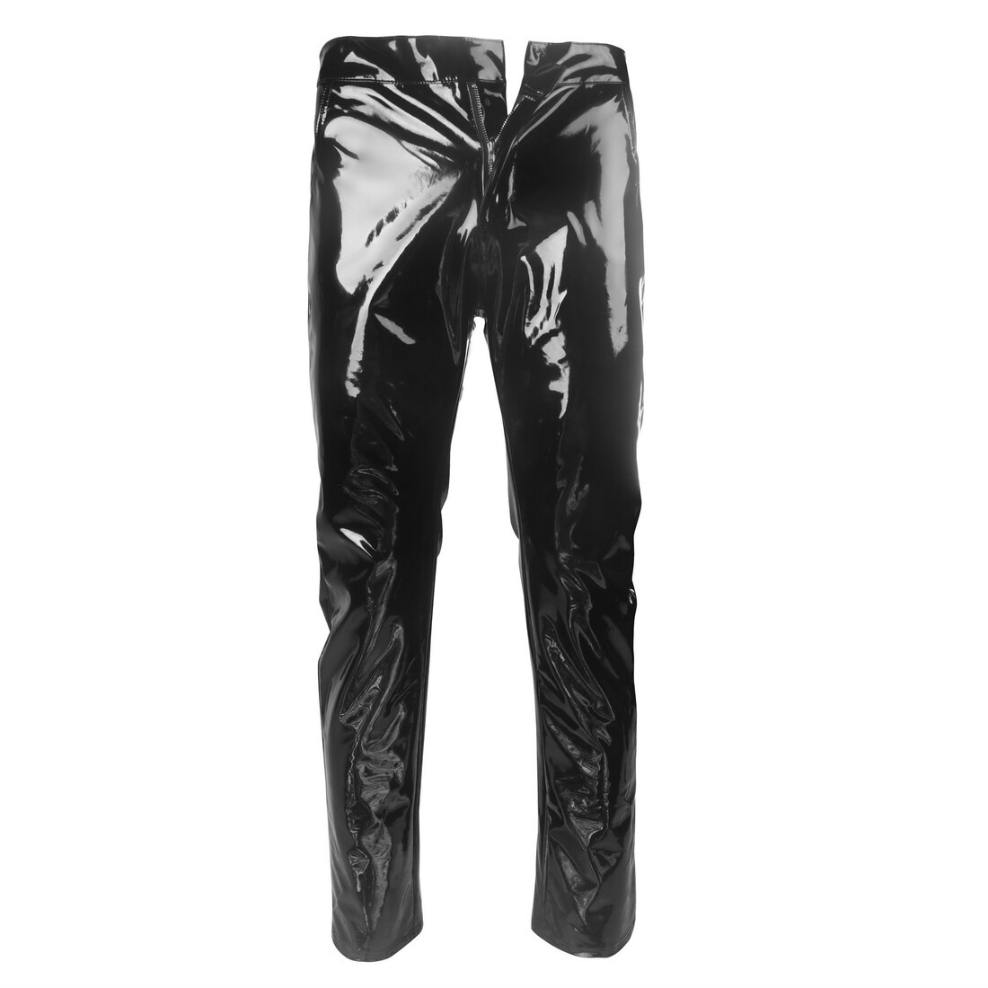 Men`s Leather Pants Punk Style Skinny Party Stage ... – Grandado