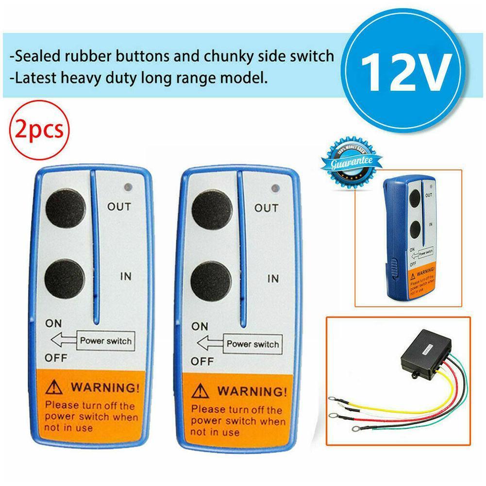 12v Universal Car Wireless Winch Electric Remote C... – Vicedeal
