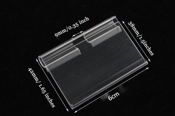 60pcs Plastic Sign Label Holder Hanging Hook Shelf... – Grandado