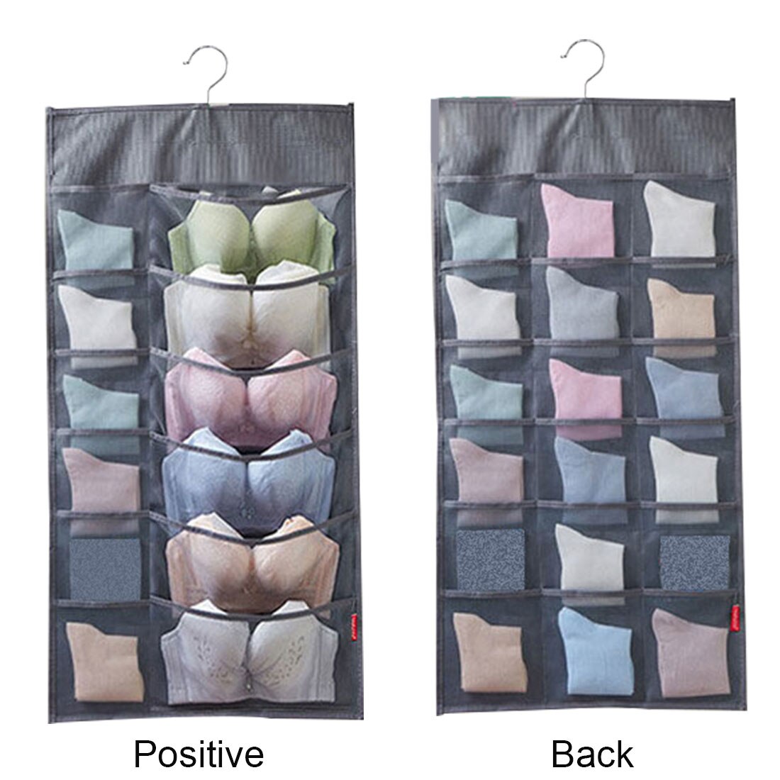 30 Grids Folding Clothing Storage Bag Hanging Bag ... – Vicedeal