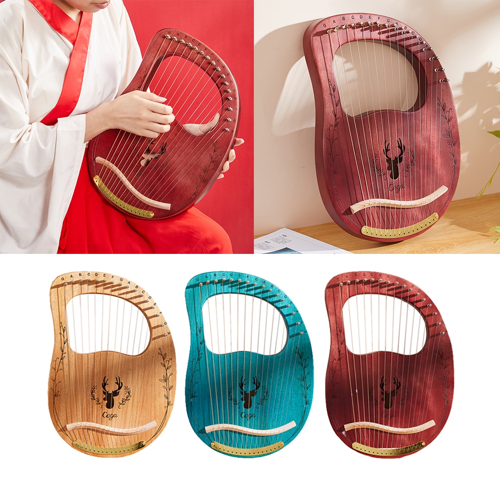 BRAND LYRE HARP 16 STRINGS\/ LYRA HARP 16 MEATAL S... – Grandado