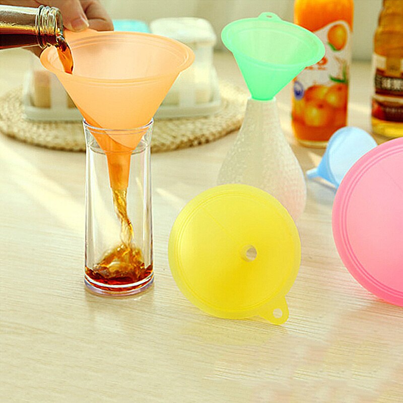 5 PCS Colorful Plastic Funnel Small Medium Large V... – Vicedeal
