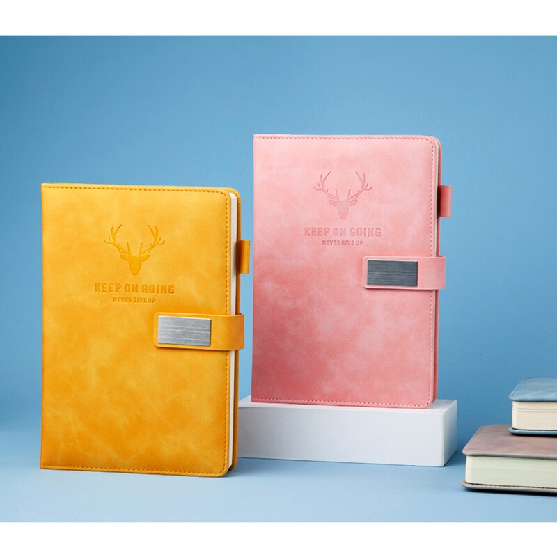 360 Pages Super Thick Wax Sense Leather B5 Journal... – Grandado