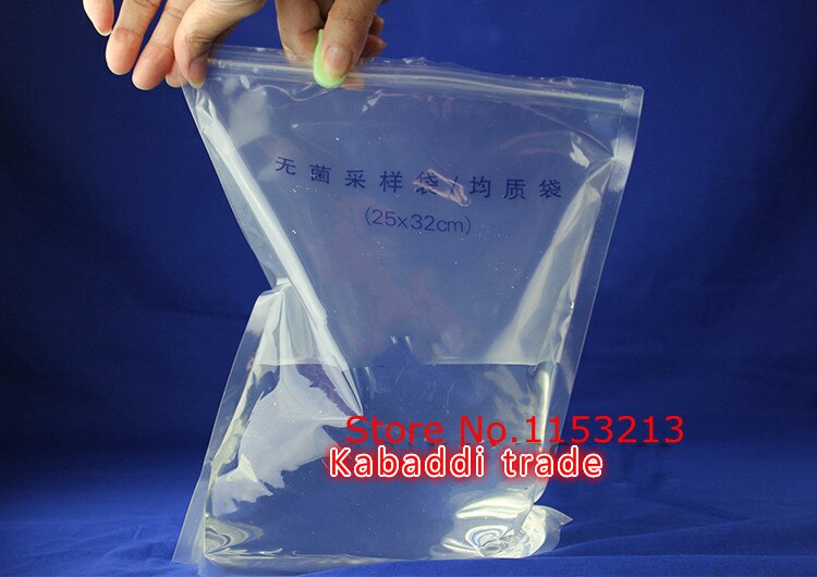 Aseptic Sampling Bag With Sealing Strip 25cm x 40c... – Grandado