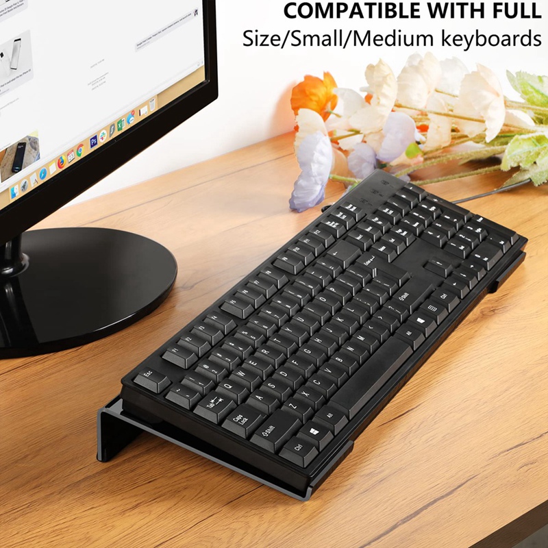 Acryl Computer Toetsenbord Standaard Voor Bureau, ... – Vicedeal