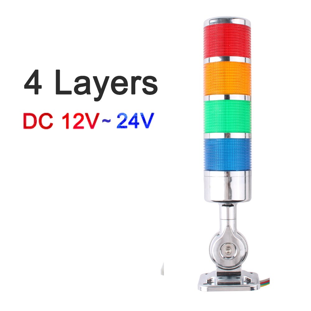 4 layers Rotatable 180 Stack light Red warning lig... – Grandado