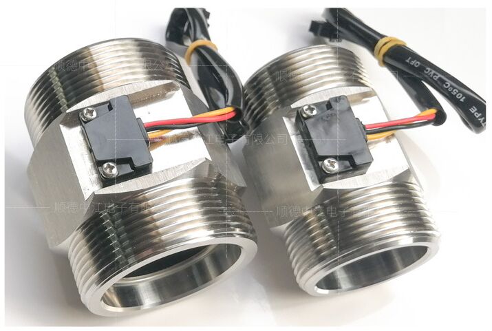 S304 G2" DN50 Hall Turbine Water Flow Meter Sensor 2 inch Flow Sensor ...