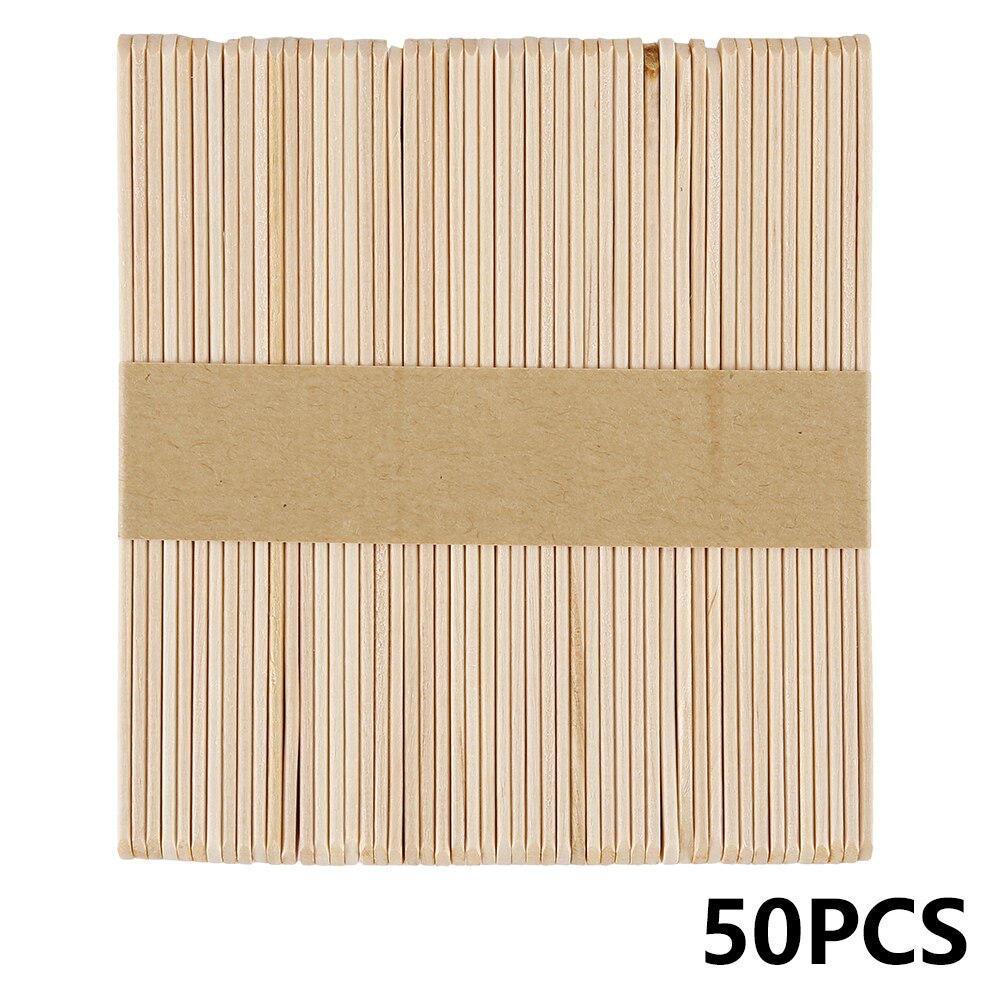 50Pcs/Lot Nature Color Craft Ice Cream Sticks Wood... – Grandado
