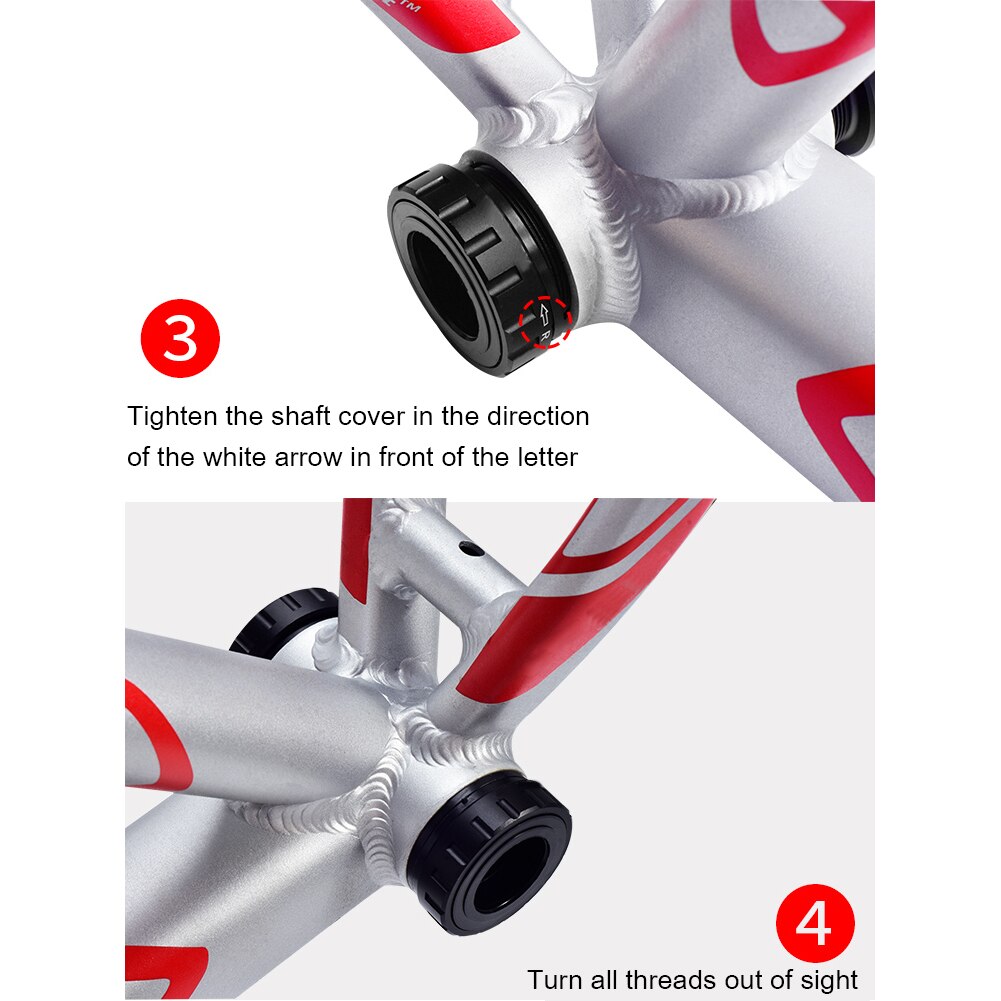 BSA Bearing Bottom Bracket Screw Type 68/73 mm Bic... – Grandado