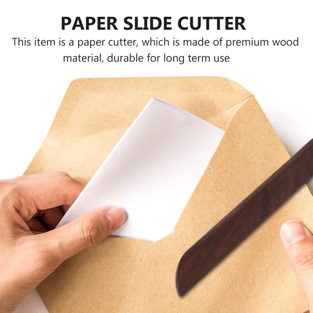 1Pc Wood Envelope Opener Paper Cutter Letter Opene... – Grandado