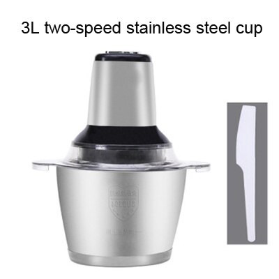 2 Speeds 500W Stainless steel 2L/3L Capacity Elect... – Vicedeal