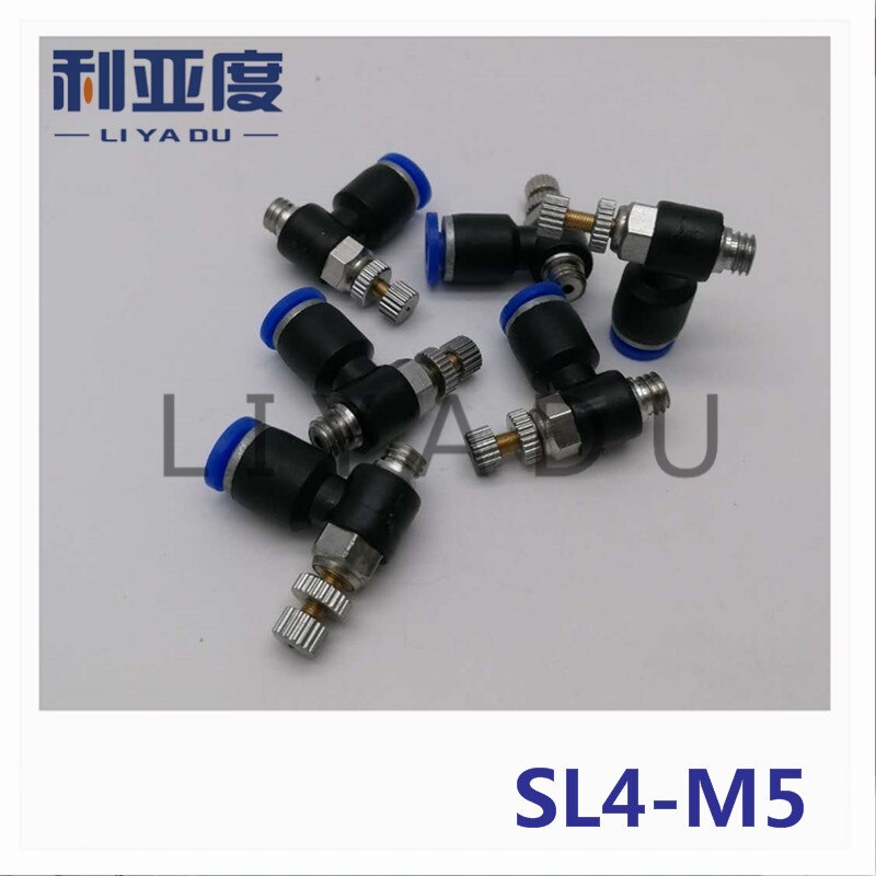 30 STKS/PARTIJ SL4-M5 Pneumatische quick L type ga... – Vicedeal