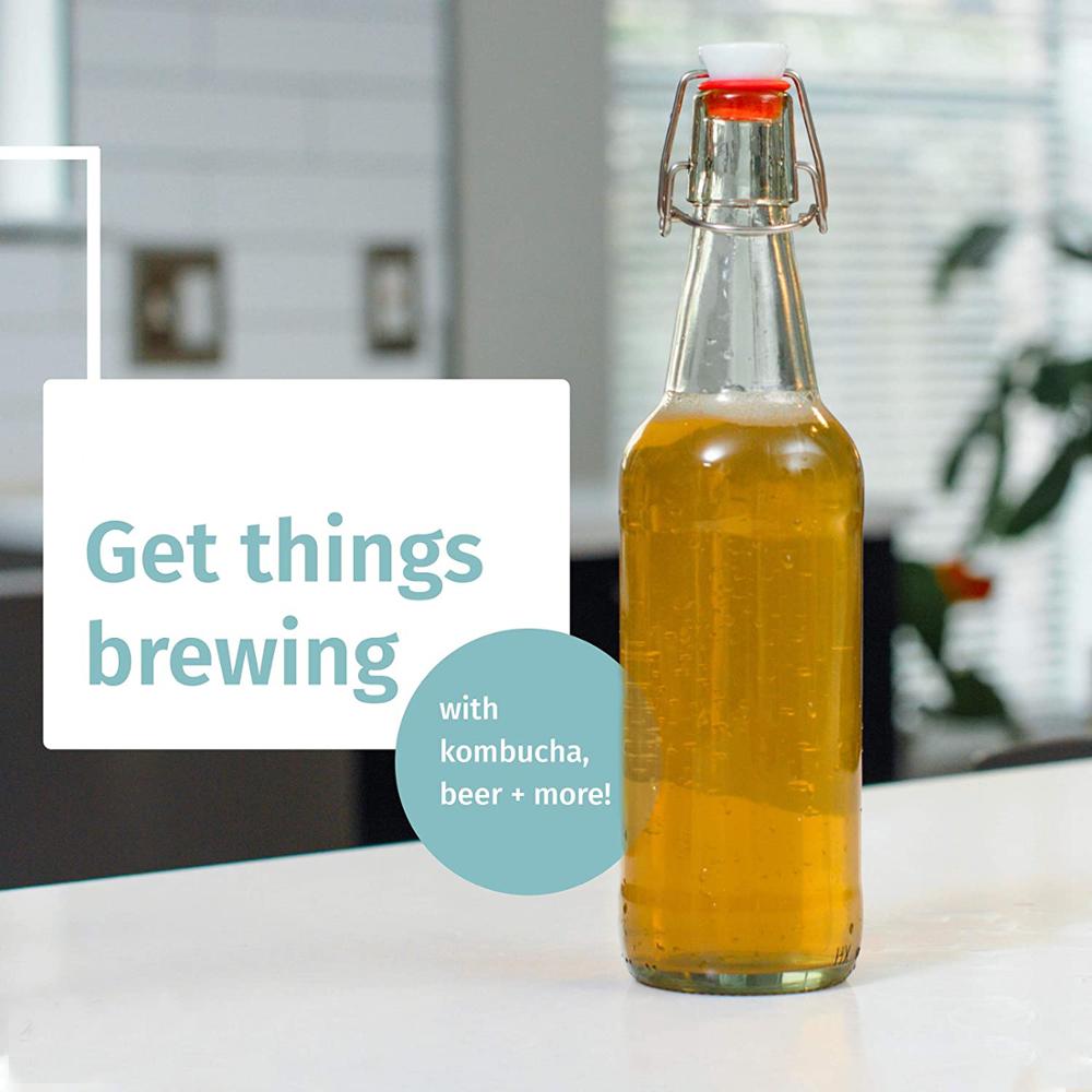 Glass Swing Top Beer Bottles Grolsch Bottles, with... – Vicedeal