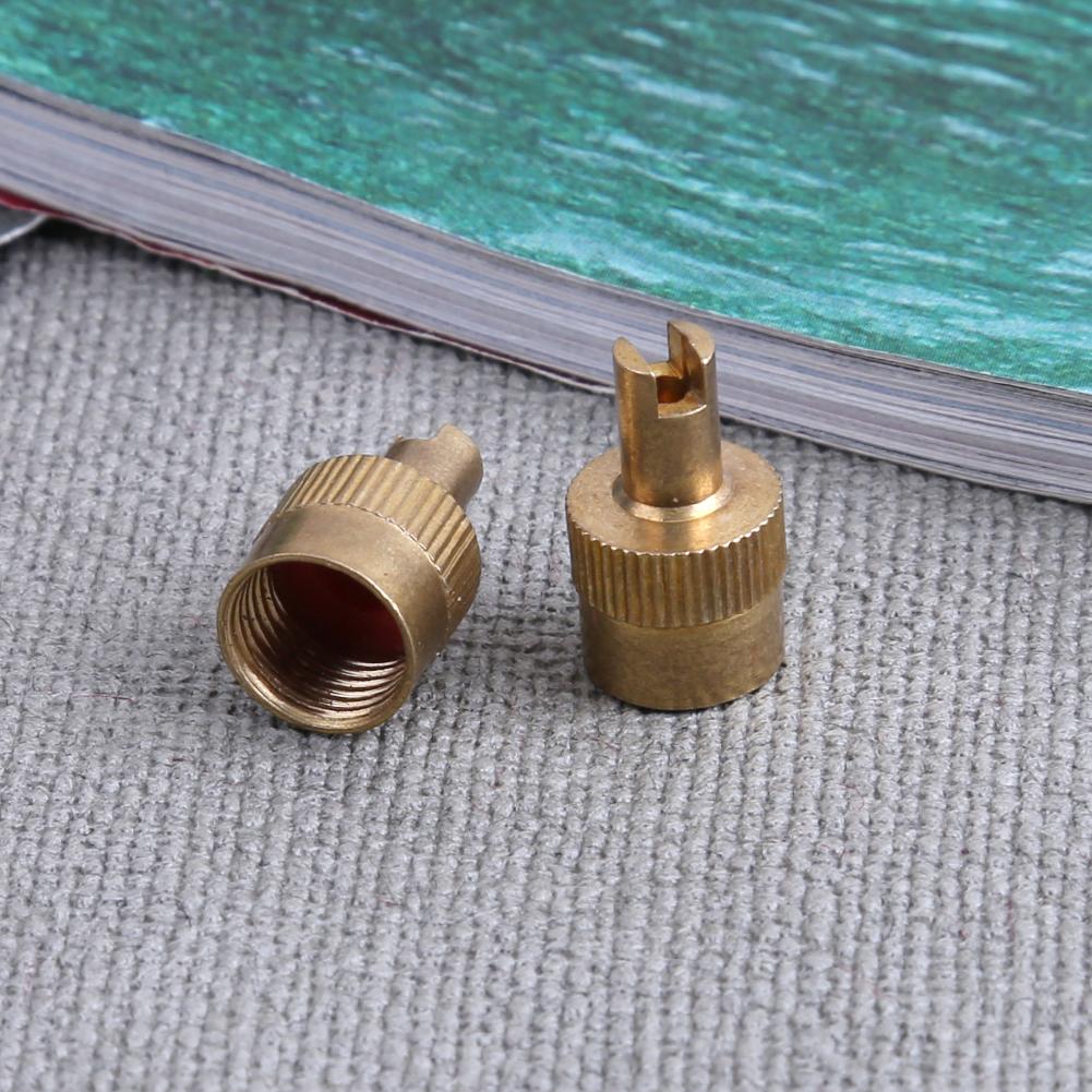 10pcs Coppe Slotted Head Valve Stem Caps for Car M... – Grandado