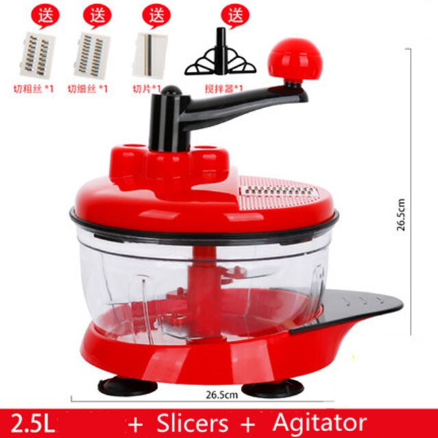 2.5L Manual Meat Processor Mixer Stainless Steel M... – Grandado