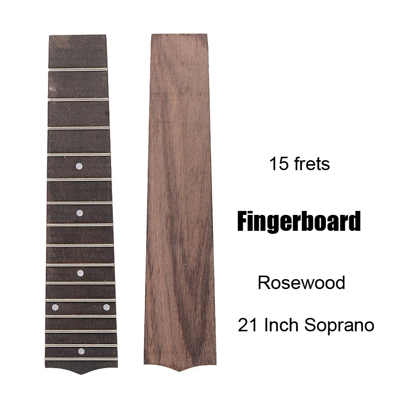 1 pcs 21 Inch Soprano Ukulele Fretboard 15 Fret Ha... – Grandado