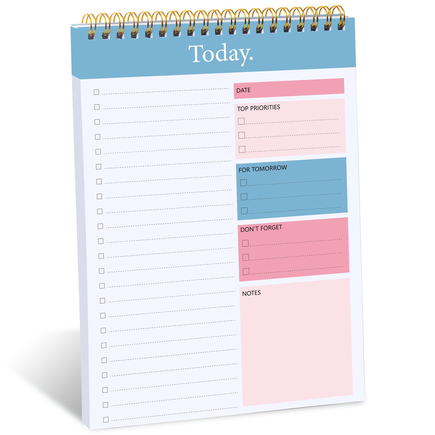 Daily To Do Planner Undated Task Checklist Organiz... – Vicedeal