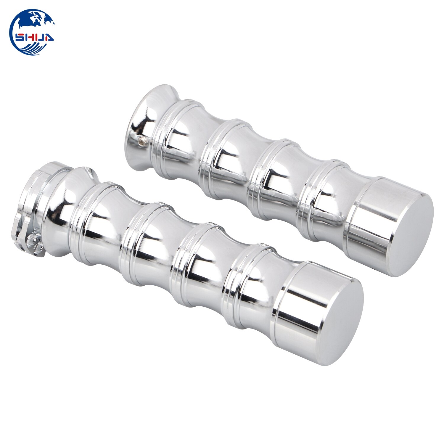 Paar Motorcycle Chrome Stuur Hand Grips Voor Harle... – Grandado