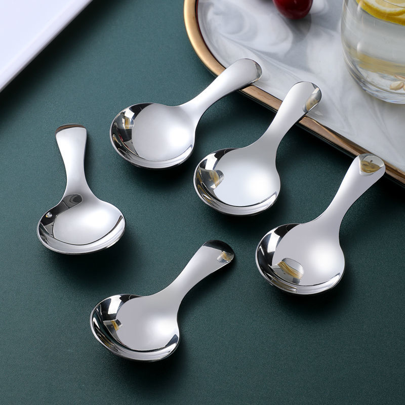Mini Spoon Short Handle Seasoning Spoon Tea Desser... – Grandado