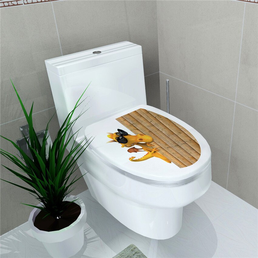 Toilet Sticker Decoration Wallpaper Bathroom Decor... – Grandado