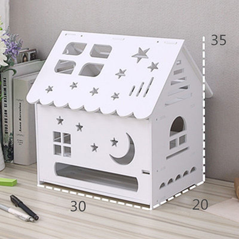 1pc Router Box Wall Mount Shelf Wood-Plastic Wirel... – Grandado